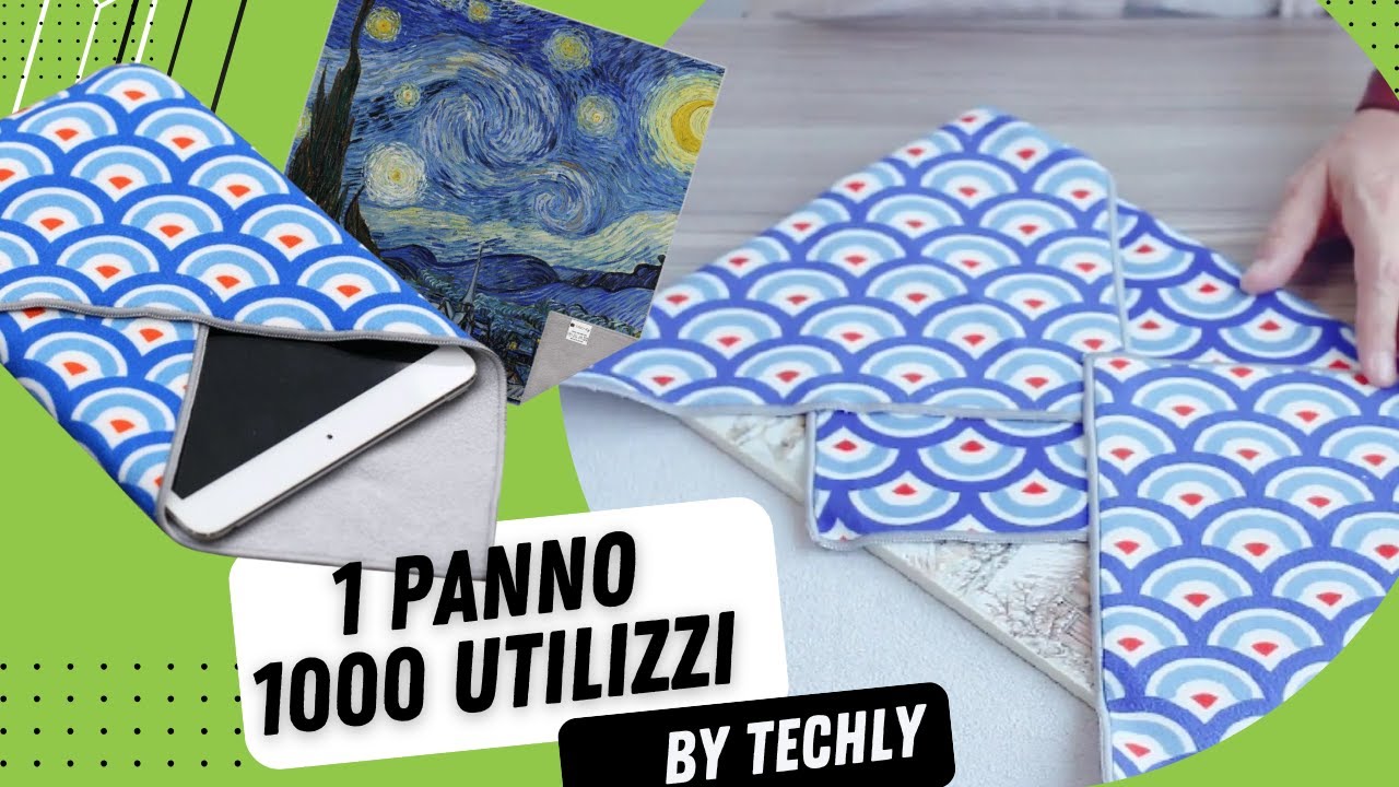 Un panno mille utilizzi: scopri il nuovo panno multifunzione di Techly! - YouTube