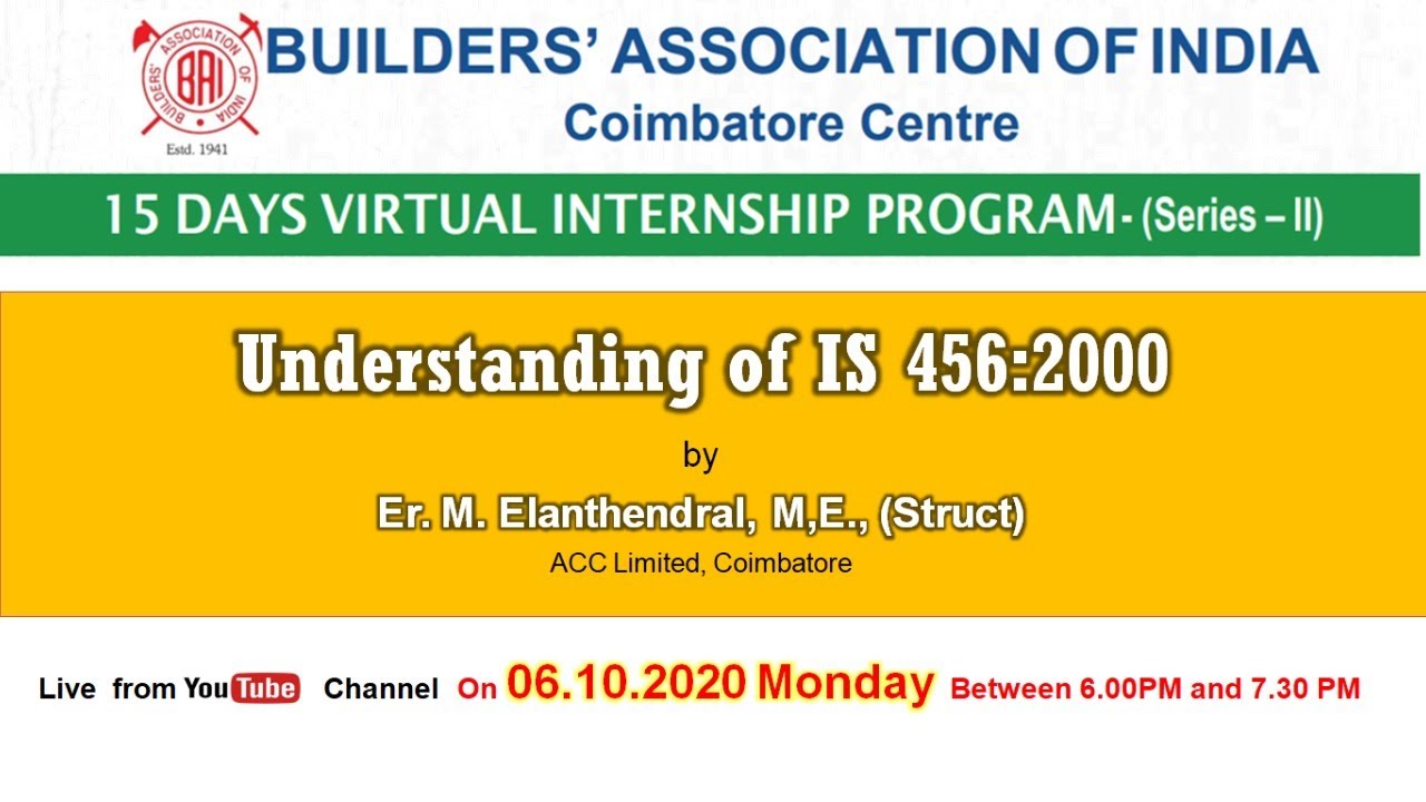 Understanding of IS 456 : 2000 - YouTube