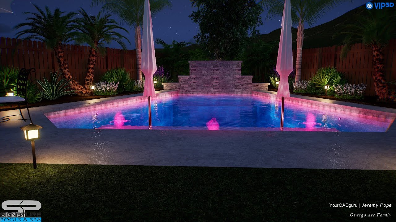 AMAZING Swimming Pool Layout & Design | Elegant | Stylish | Relaxing ...