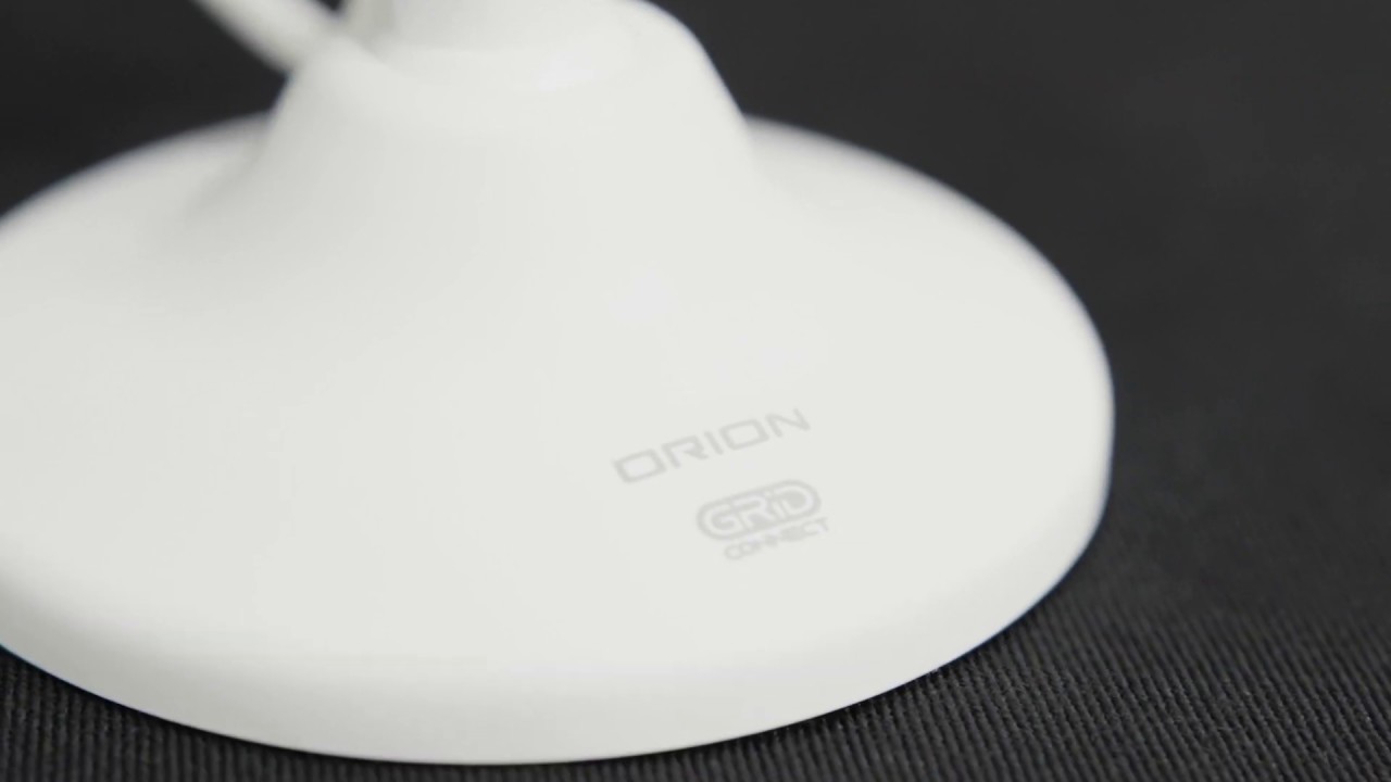 Orion Smart Indoor Security Camera With Grid Connect - YouTube