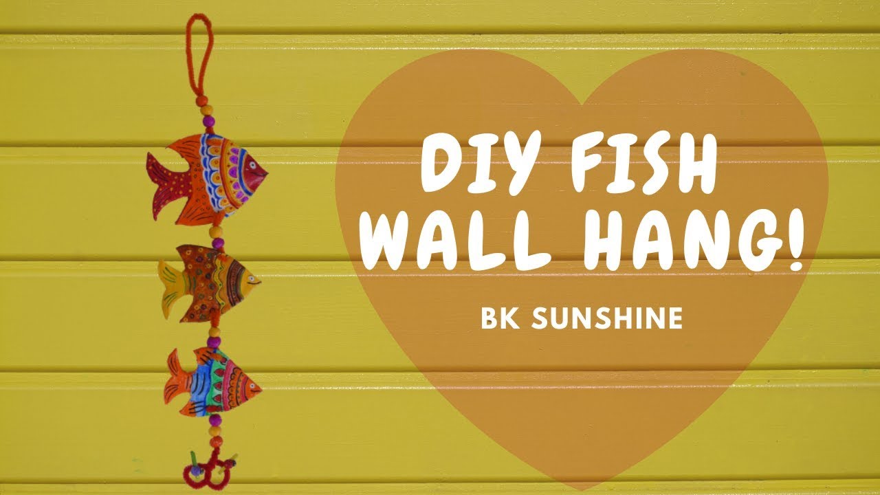 DIY FISH WALL HANG CLAY CRAFTS / WALL DECOR / HOME DECOR /DECORATION ...
