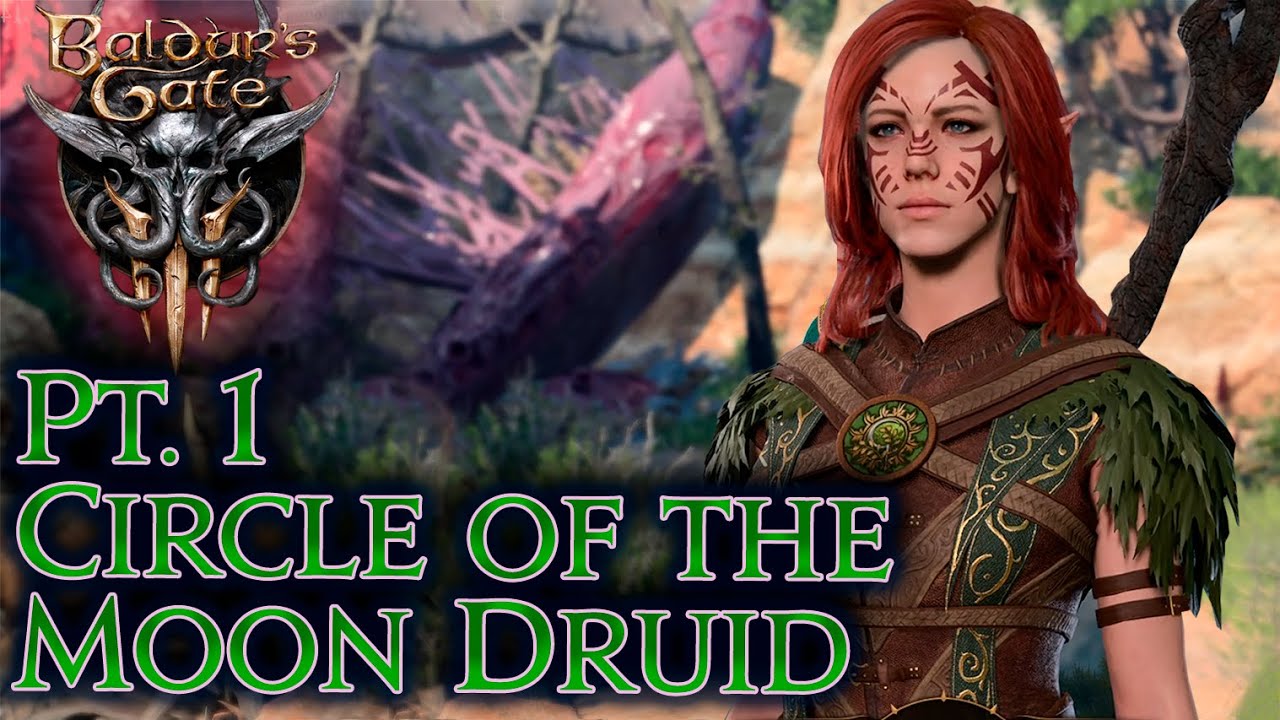 Druid playthrough Pt. 1 - Circle of th Moon Druid - YouTube