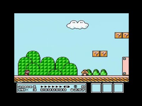 Super Mario Bros 3 (1990) - World 1-1 Reversed - YouTube