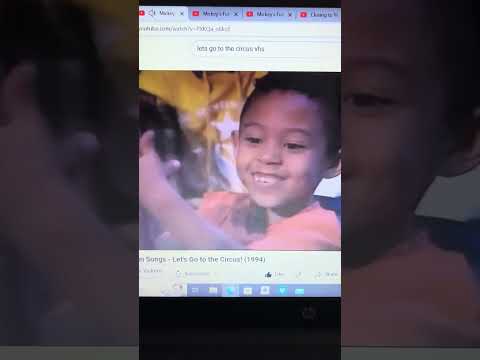 Disneys Mickeys Fun Songs Let’s Go To The Circus 🎪 VHS 📼 1994