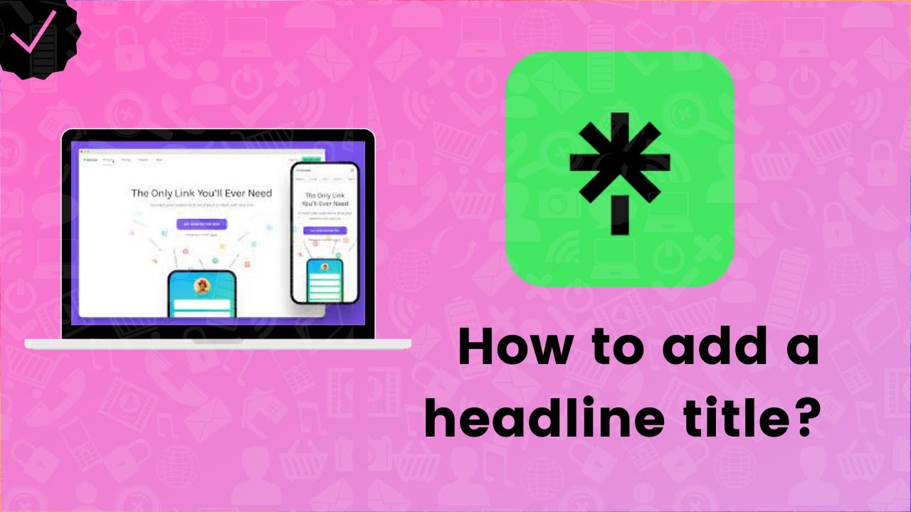 How to add headline title to your links on Linktree? - YouTube