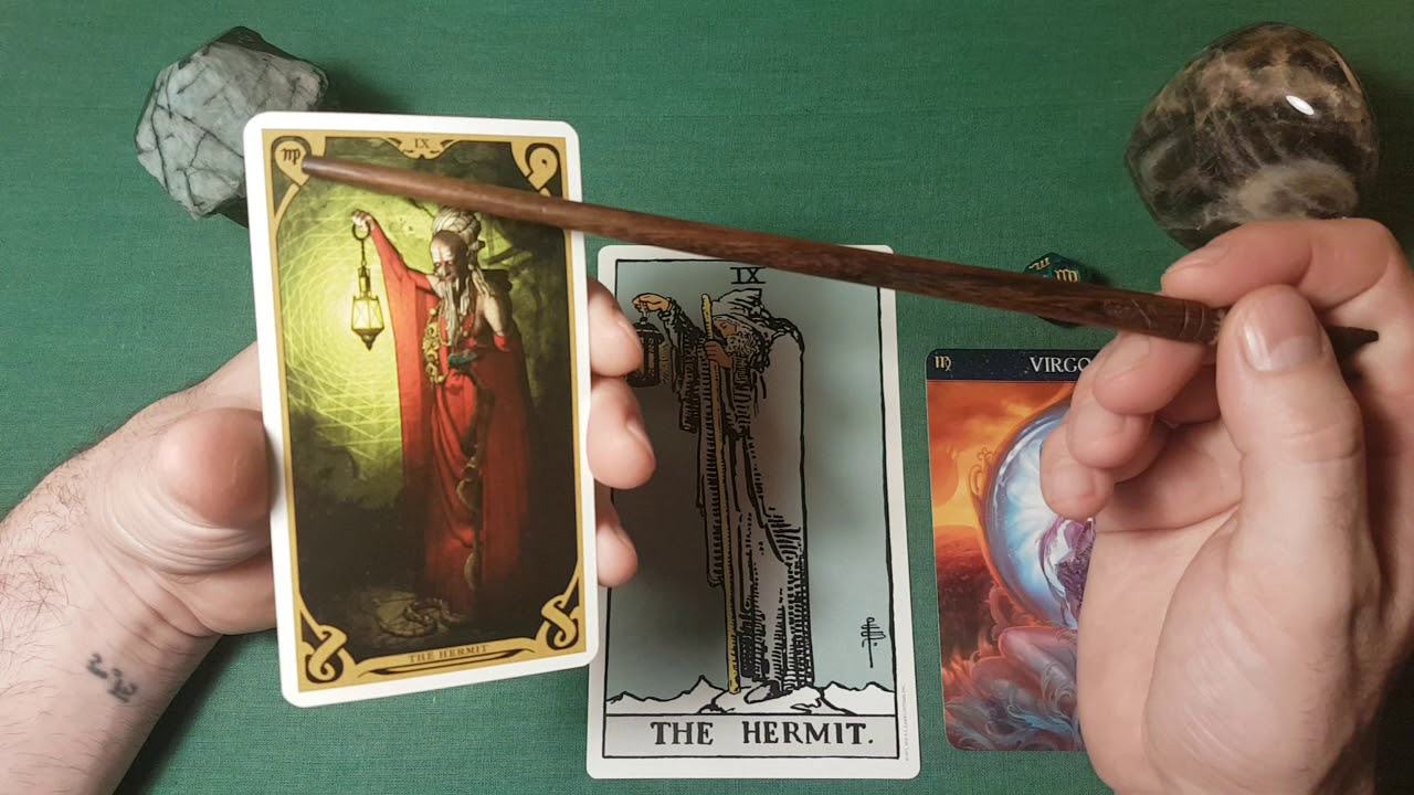 The Hermit - Night Sun Tarot - YouTube