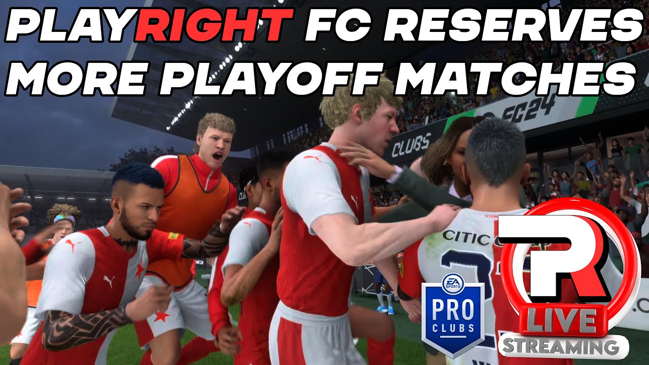 Live EA FC 24 Pro Clubs - Finishing off the Playoff Matches with the ...