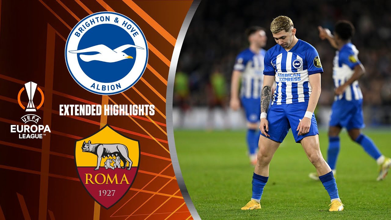 Brighton & Hove Albion vs Roma (14 Mar 2024) 🔥 Video Highlights - FootyRoom
