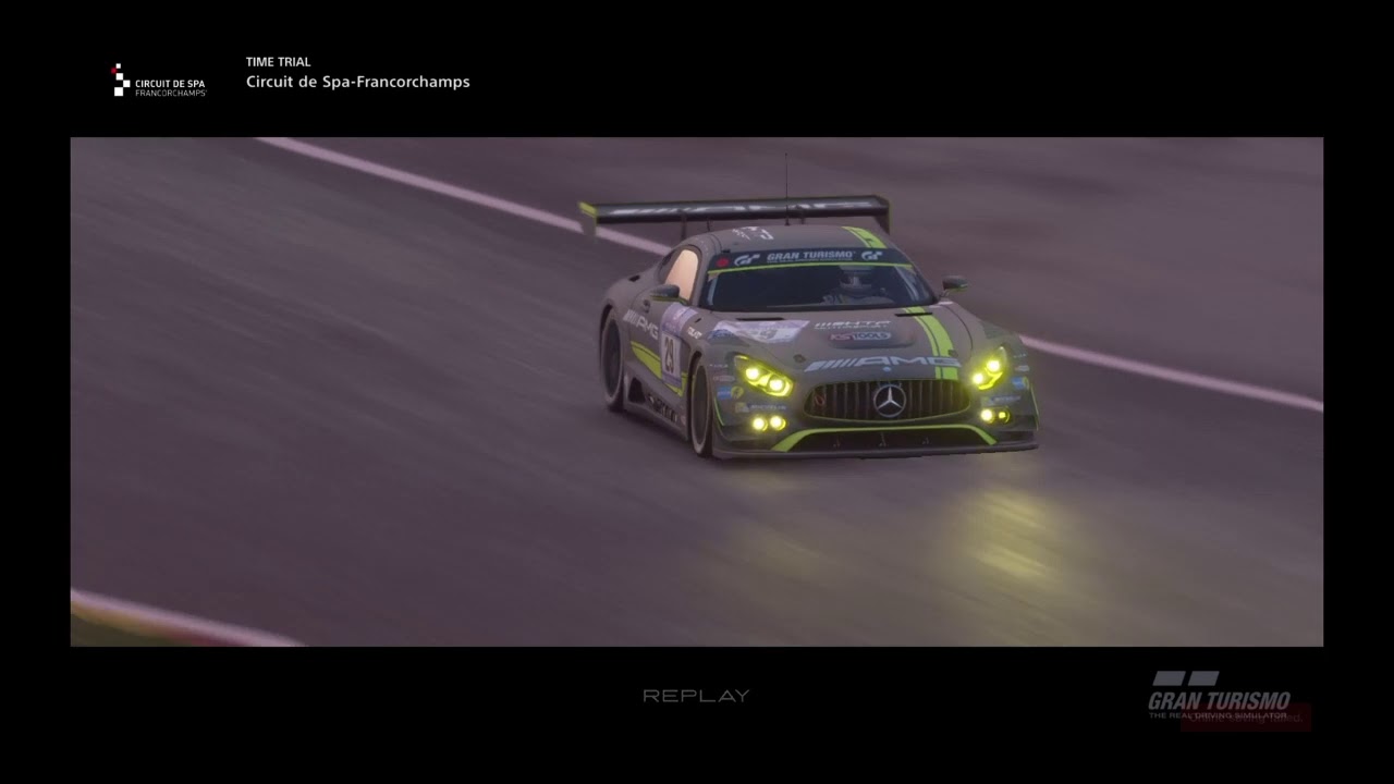 GT Sport Flying Lap, Mercedes-AMG GTR-GT3 at Spa-Francorchamps - YouTube