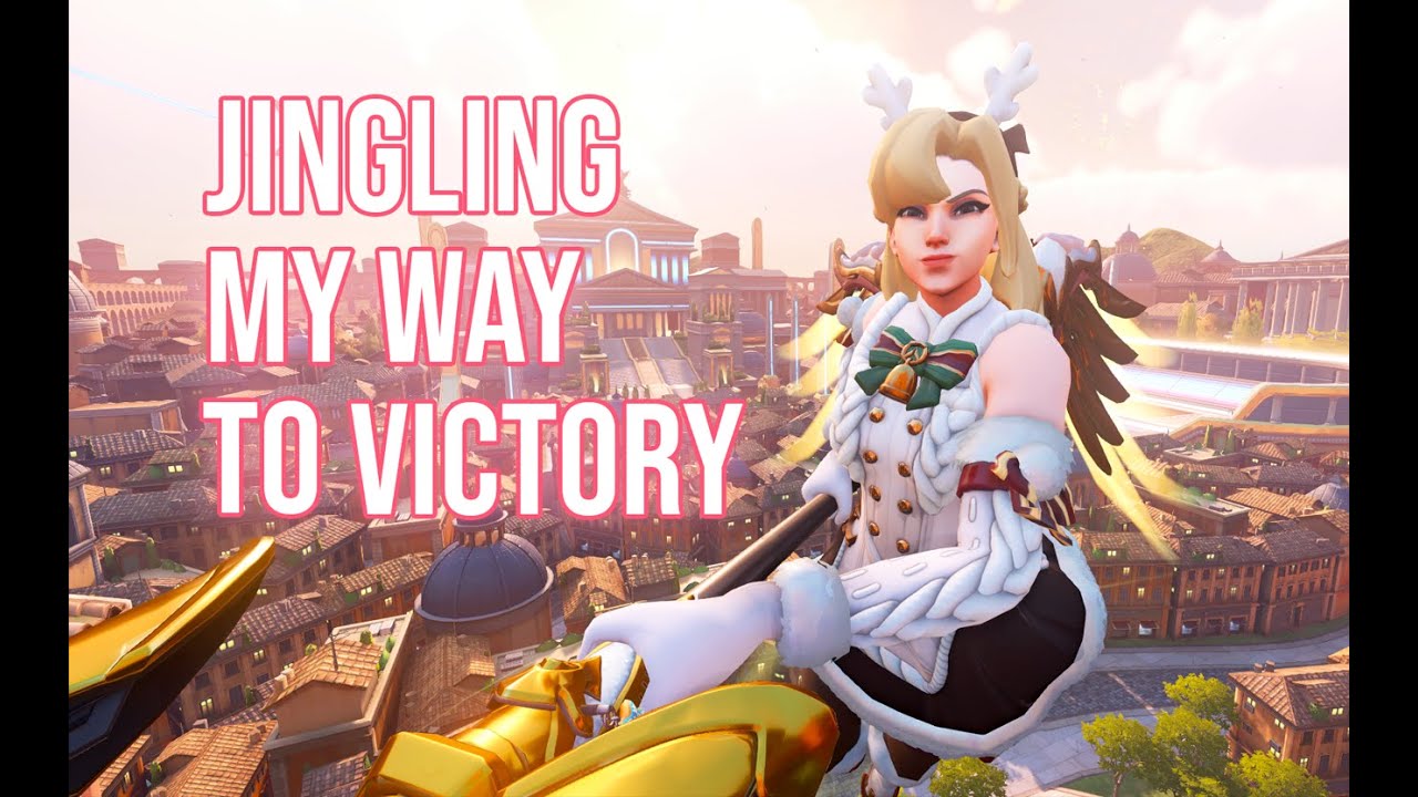 0 Deaths + POTG With Jingle Belle Mercy ️ Overwatch 2 Diamond Mercy ...