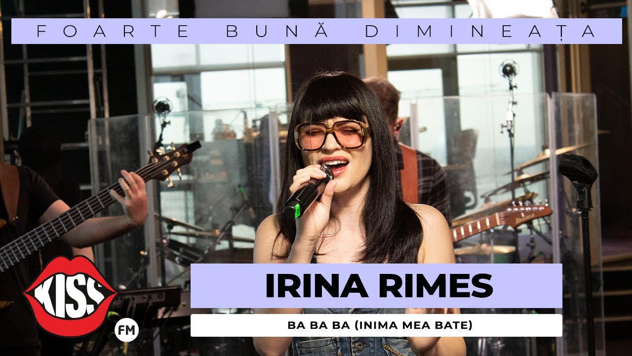 Irina Rimes - Ba ba ba (Inima mea bate) (Live @ Foarte Bună Dimineața ...