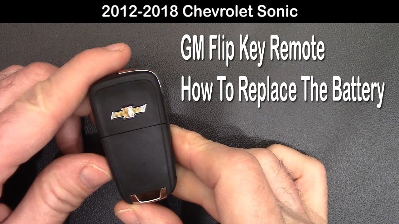 How To Replace The Battery In A Flip Key Remote For A 2012 2018 ...