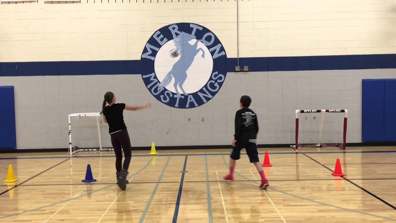 Volleyball Wall Serve Game - TGfU - YouTube