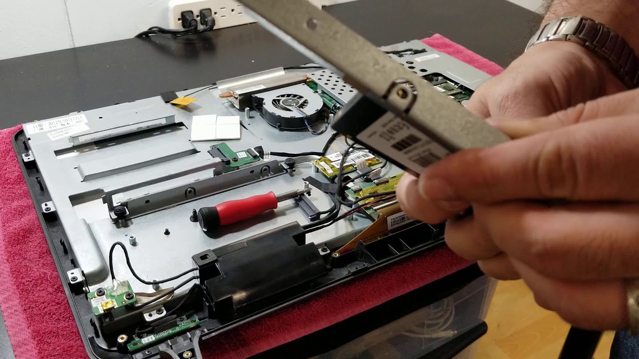 Upgrading to SSD and Closing Toshiba LX835 - YouTube