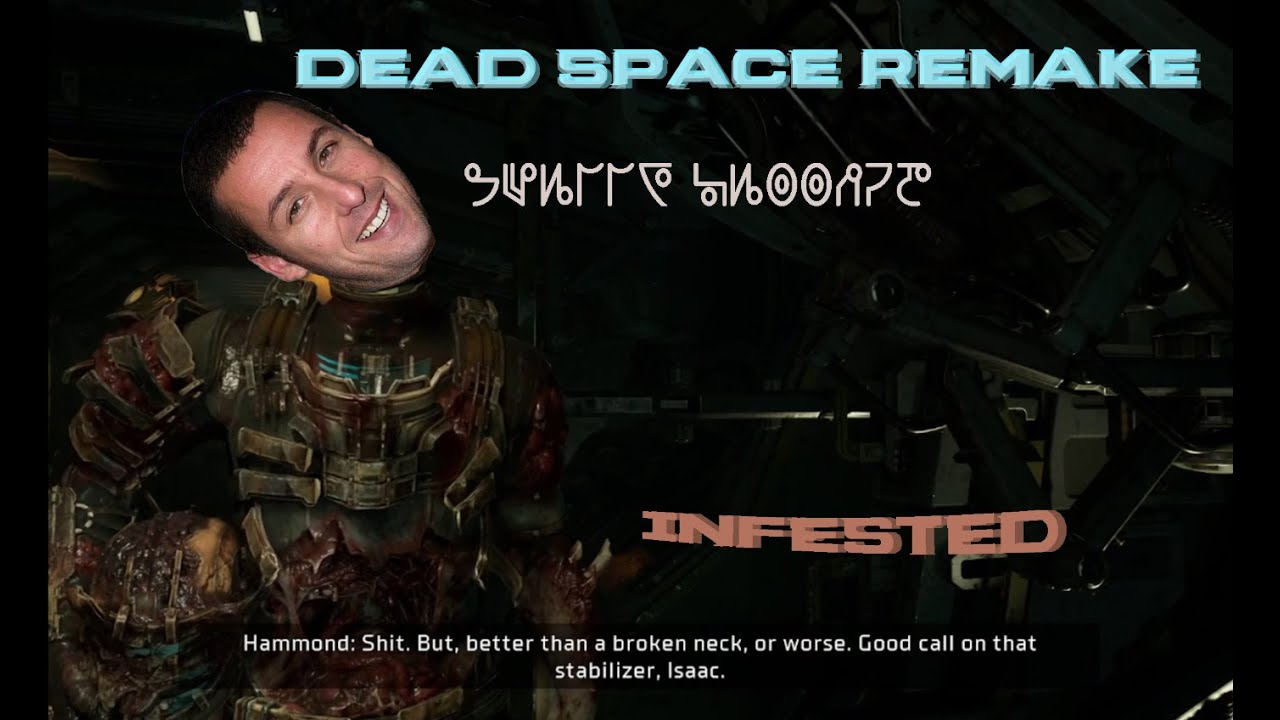 Dead Space Remake Infested Suit at start - YouTube