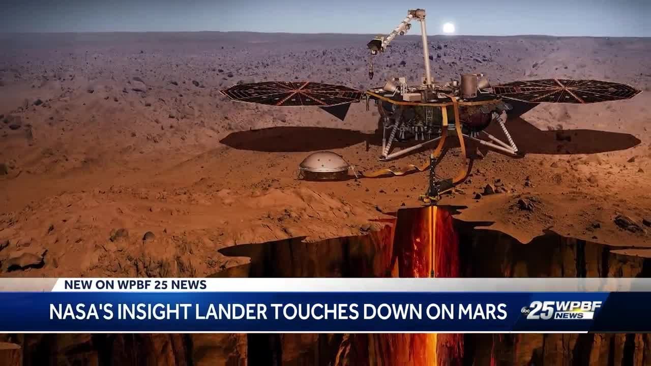 NASA InSight lands successfully on Mars - YouTube