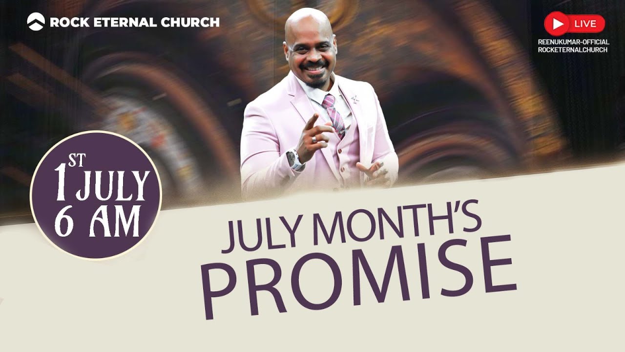🔴LIVE | July Month's Promise | ஜூலை மாத வாக்குத்தத்தம் | 2025 | Ps ...