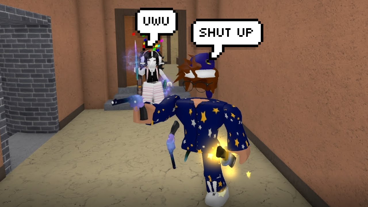 MM2, But A CREEPY UWU GIRL Tried To DATE ME... - YouTube