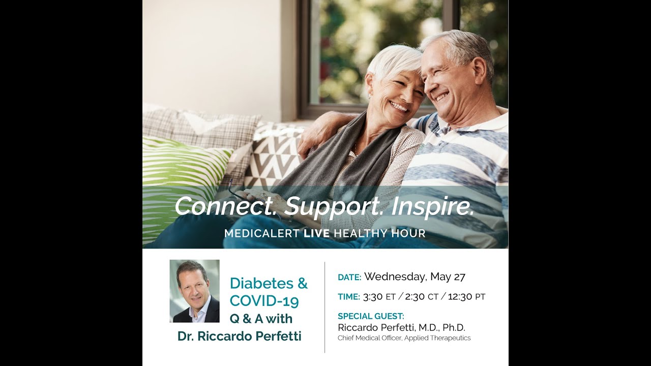 LIVE Healthy Hour - Guest Dr. Riccardo Perfetti, discusses: Diabetes ...