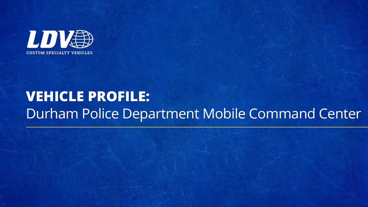 Durham Police Department (NC) Mobile Command Center - YouTube