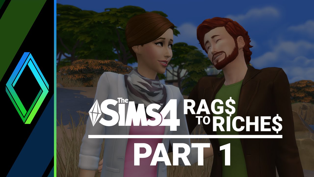 Sims 4 Rags to Riches - Part 1 - YouTube