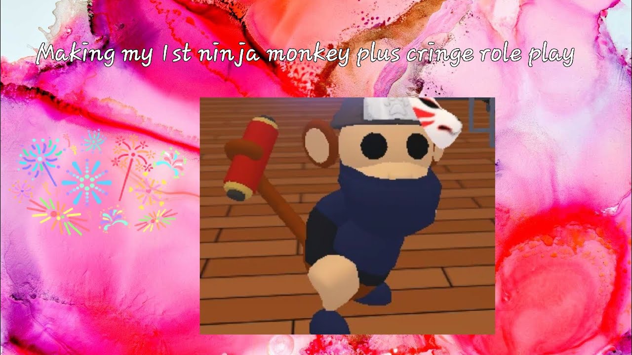 Making my 1st ninja monkey plus cringe role play!!! - YouTube