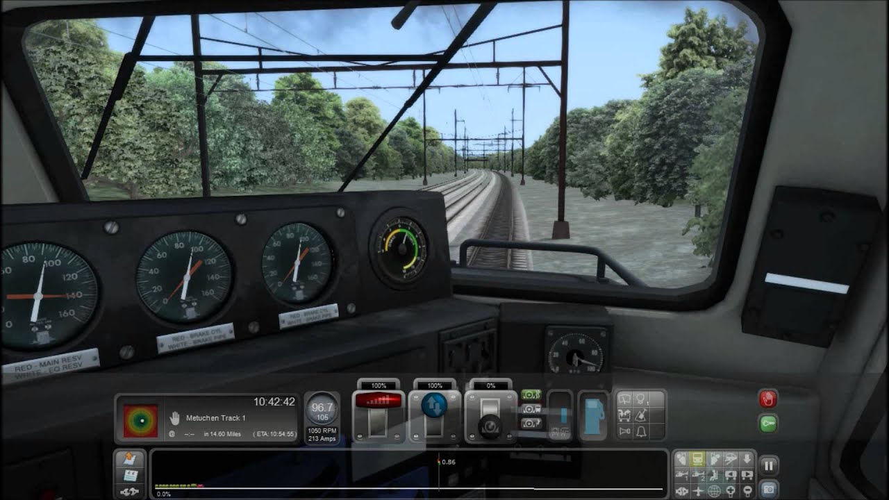 Train Simulator 2015 HD: Amtrak GE P30CH (Pooch) Physics Mod High Speed ...
