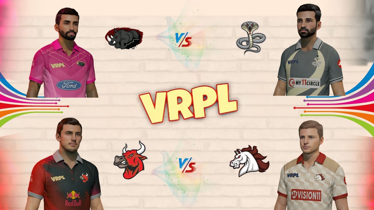 VRPL Match No 58 & 59 | Ranchi Rhinos vs Pune Pythons | Bengaluru Bulls ...