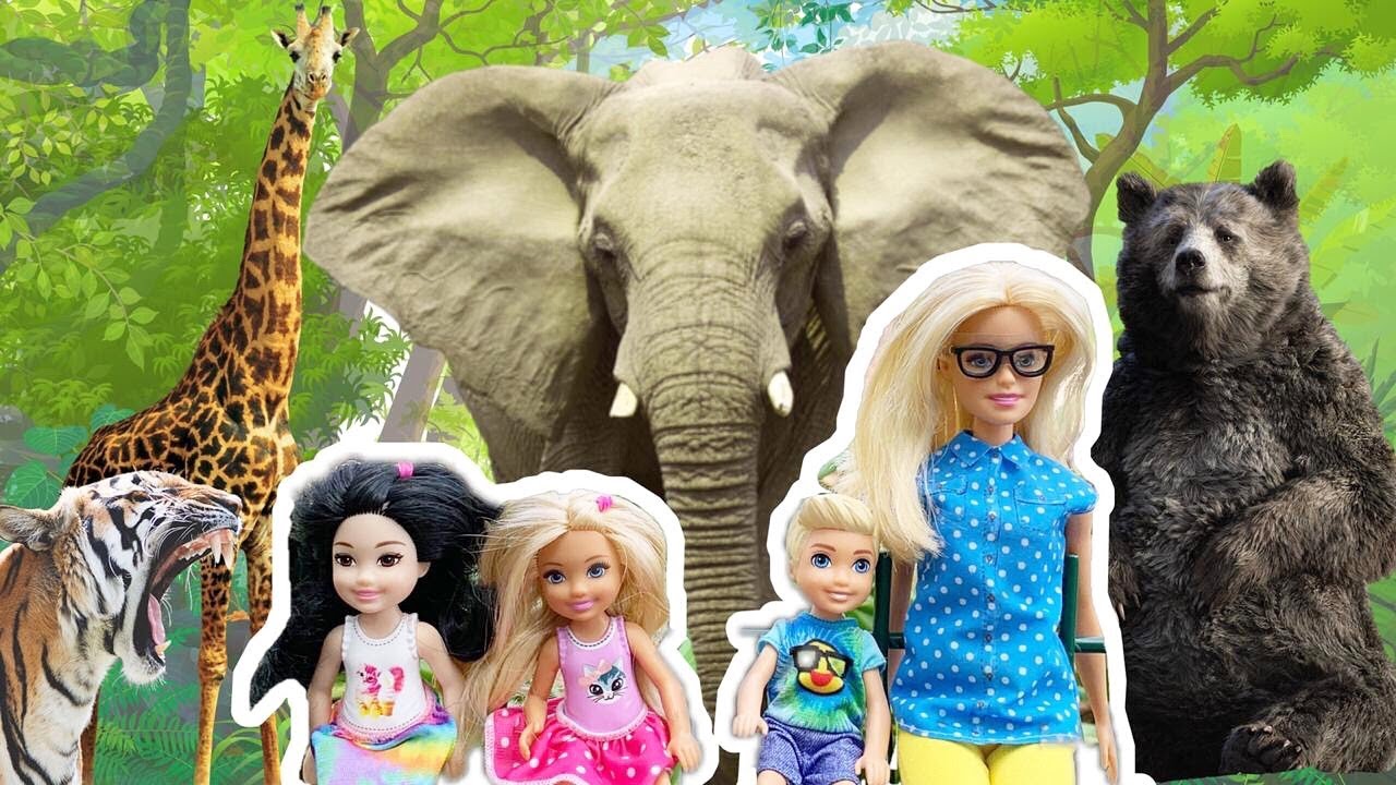 Barbie and the class visit the zoo! - YouTube