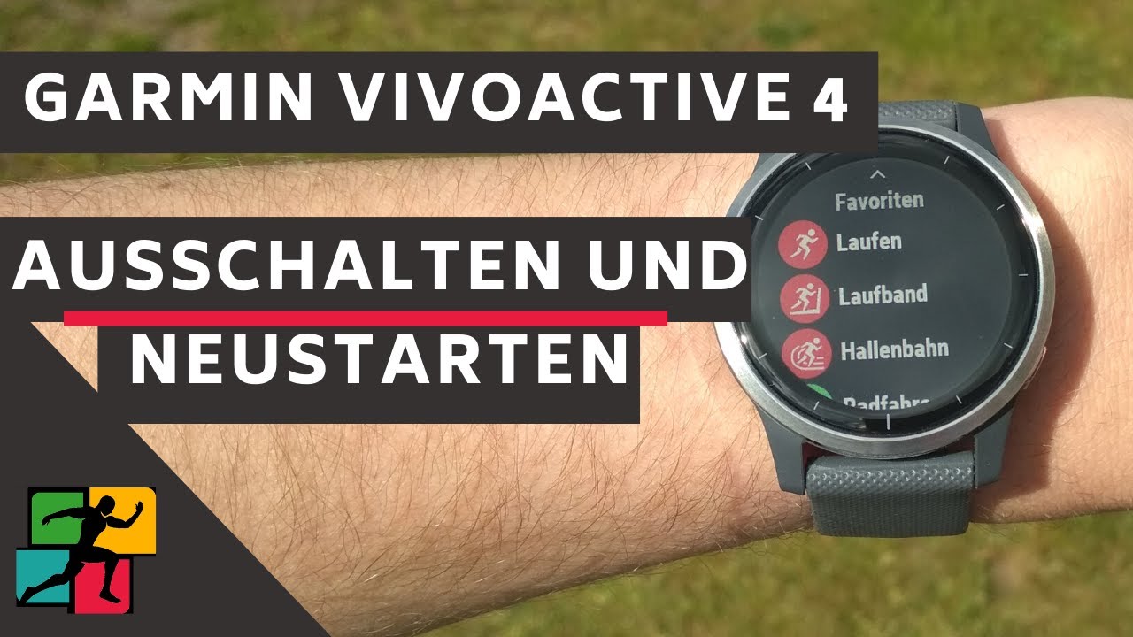 Garmin vívoactive 4 Tutorial: Ausschalten, Neustarten & Zurücksetzen - YouTube