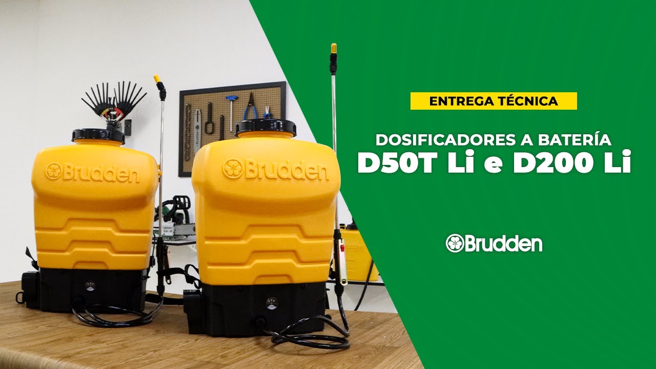 Dosificadores Brudden a Batería D50T Li y D200 Li – Entrega Técnica ...
