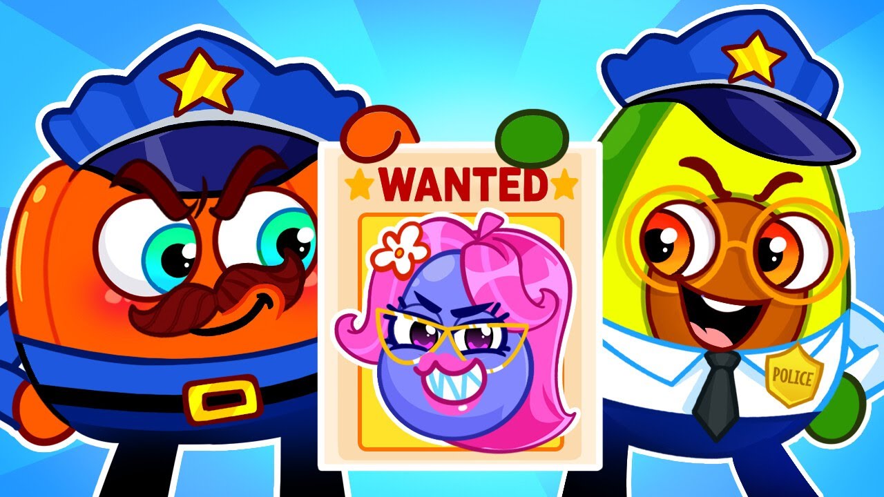 Police vs Runaway Thieves | Police Chase | Kids Cartoon | Stranger! Pit ...