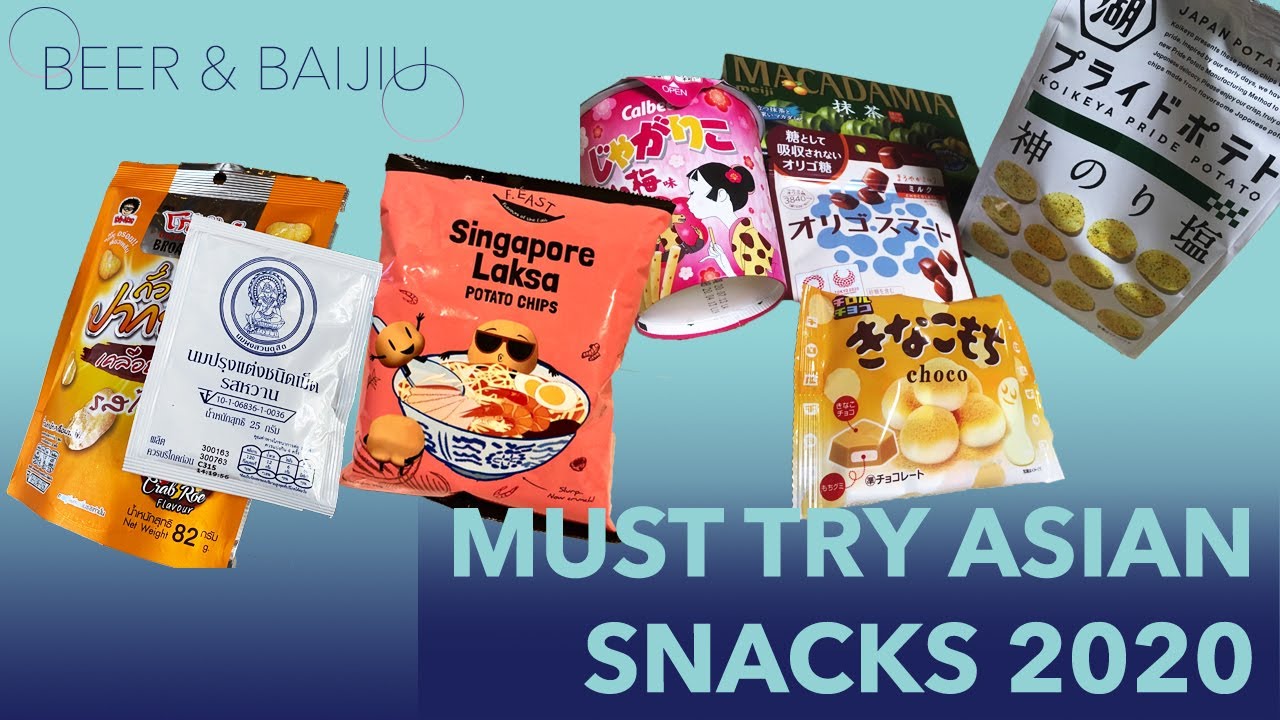 15 MUST TRY NOW ! Snacks from Asia | Snack Review | 2020 | Thailand ...