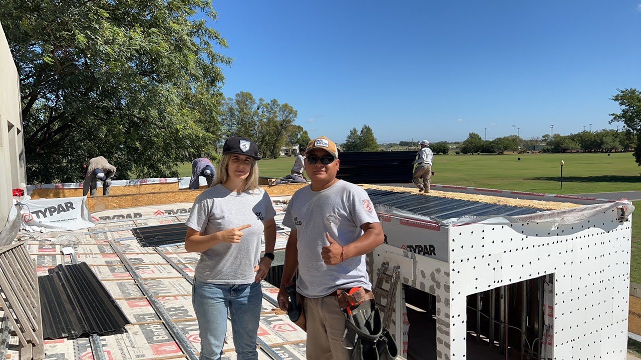 ⚡️Steel Framing⚡️ Etapa de Base Coat y Techo de Chapa - YouTube