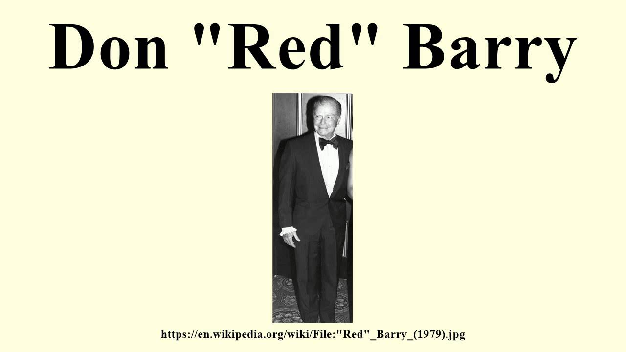 Don "Red" Barry - YouTube