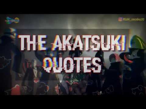 THE AKATSUKI QUOTES | STORY WA NARUTO TERBARU 2019 - YouTube