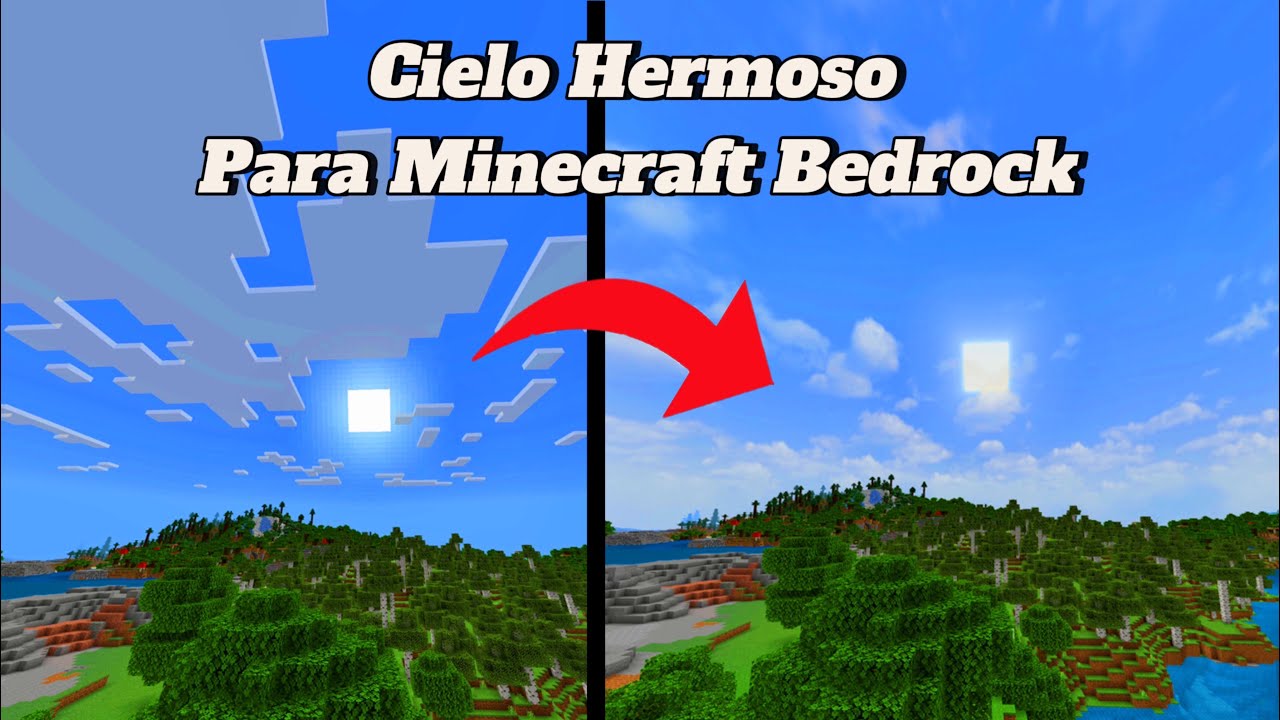 El Mejor Pack De Texturas De Cielos Hermosos Para Minecraft Bedrock 1. ...