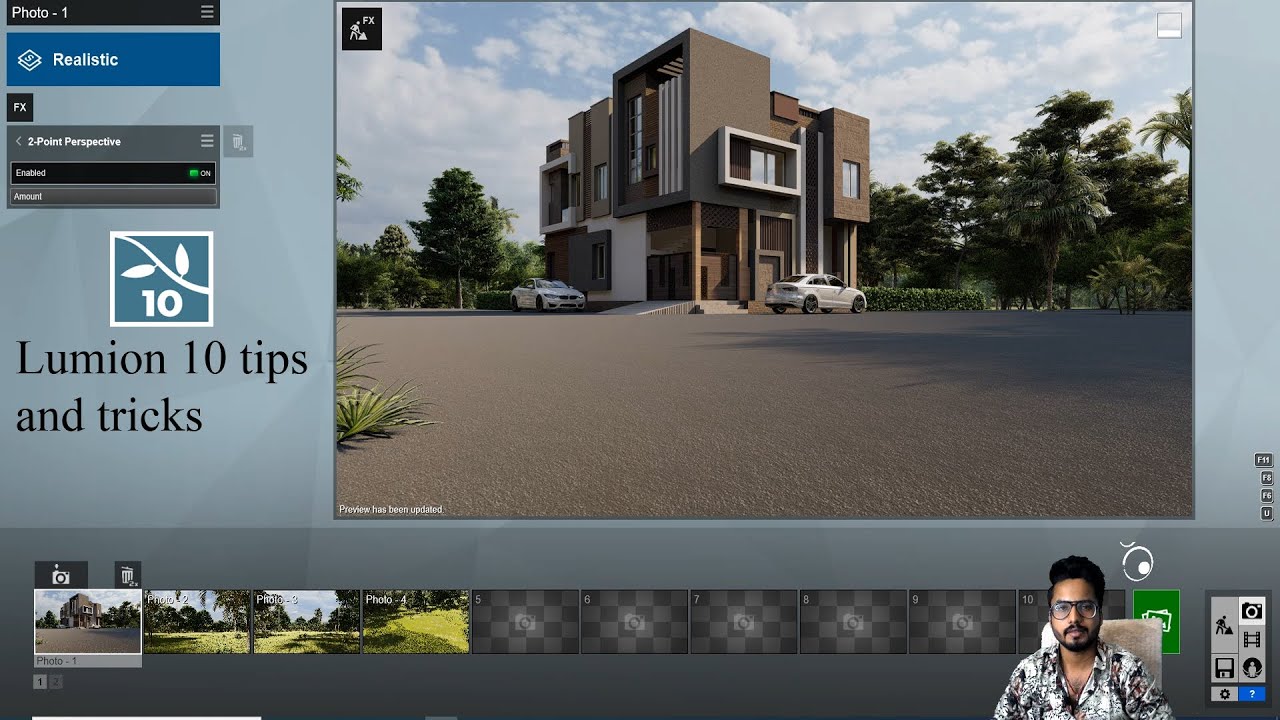 Lumion 10 Exterior Rendering With Settings | Realistic Lumion Render ...