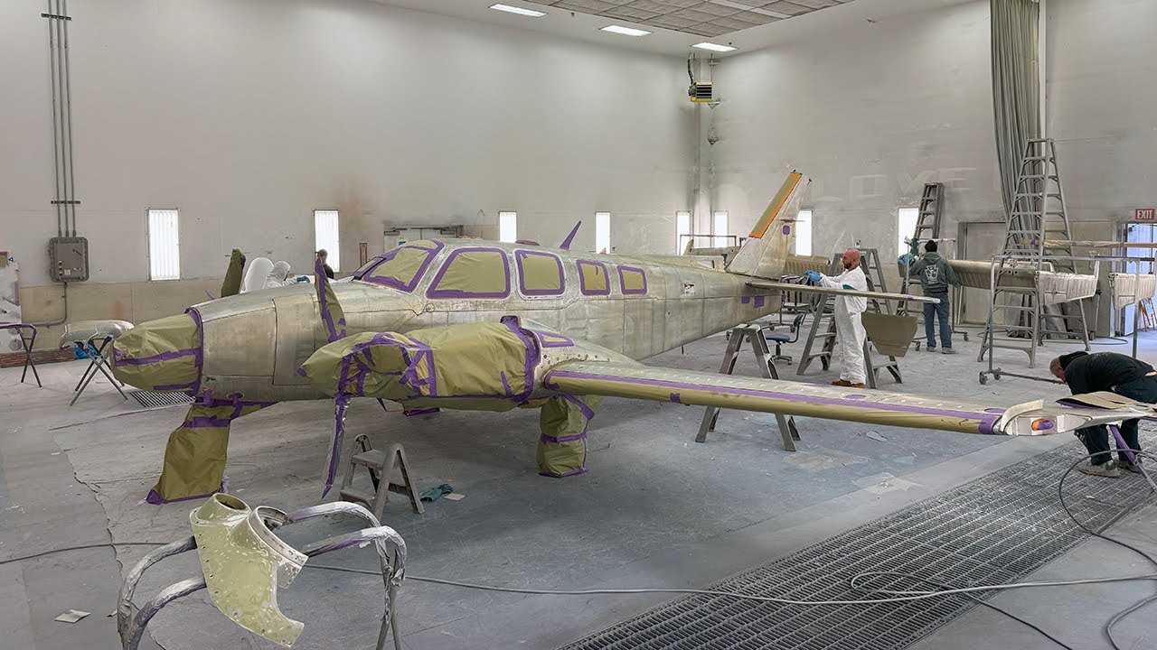 Baron 58 Paint & Interior Video 6 - YouTube