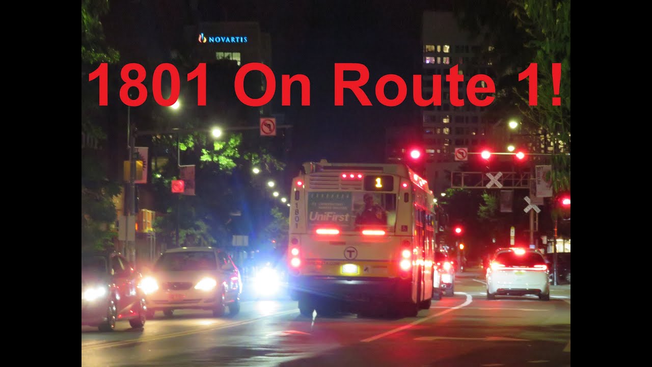 NeoplanDude | MBTA 2016 New Flyer XDE40 #1801 On Route 1, To Harvard ...
