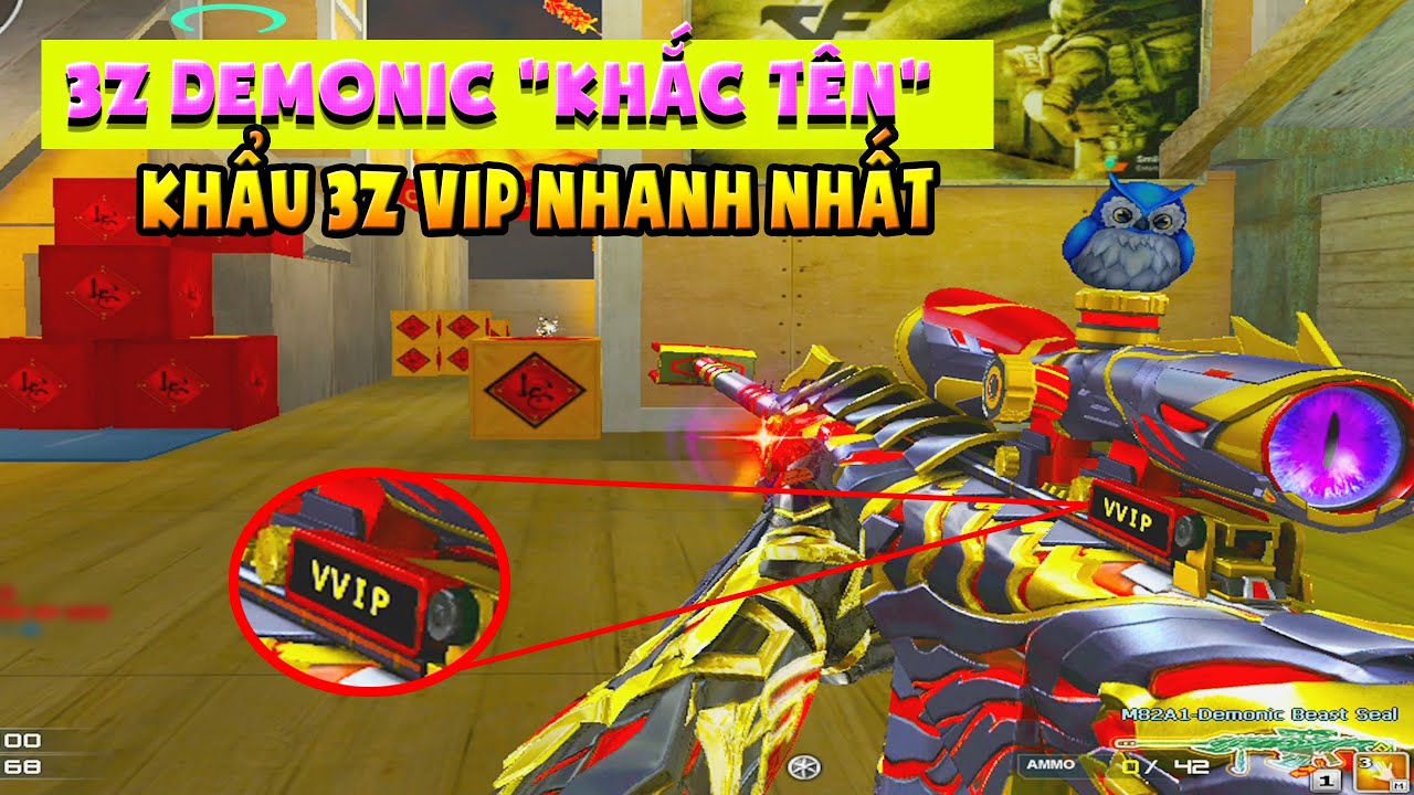 Bình luận Đột Kích - 3Z Demonic khắc tên - Khẩu 3Z VIP nhanh nhất Đột ...