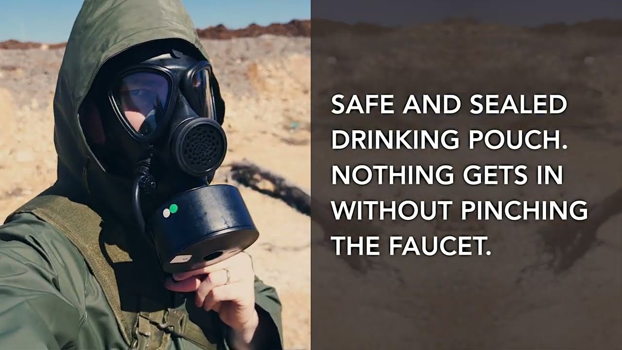 M15 Gas Mask Hydration System, drinking tube - YouTube