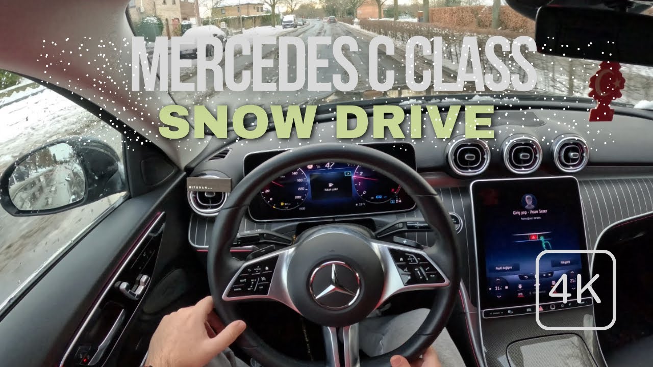 Mercedes-Benz C-Class In The Snow - Pov(4K) - YouTube