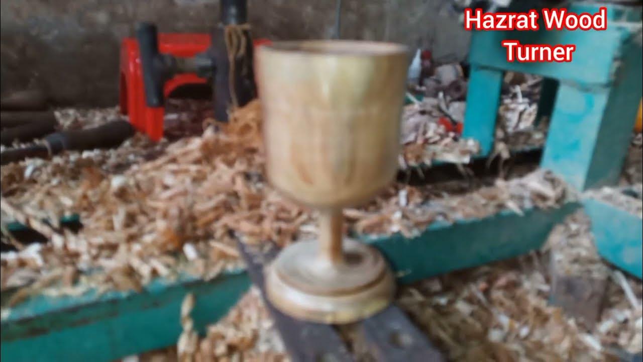 Amazing woodturning skill making wooden goblet. #craftingelegance - YouTube