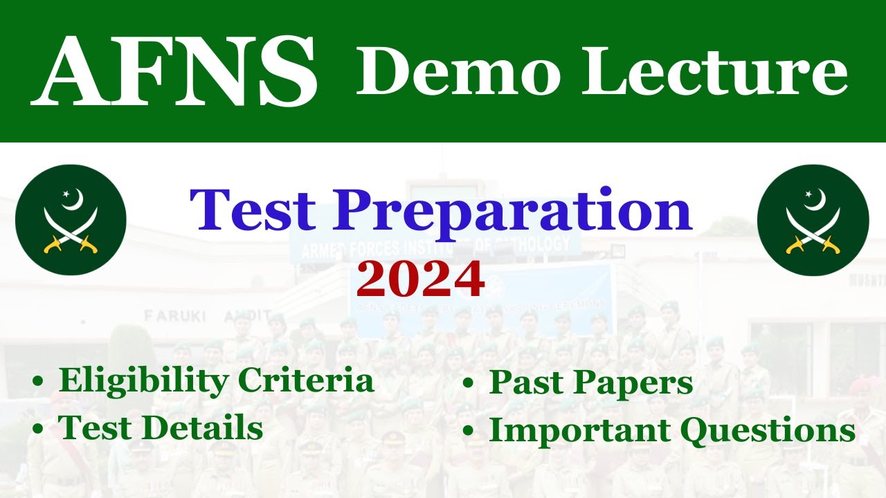 AFNS Test Demo Lecture | AFNS Test Preparation 2024 - YouTube
