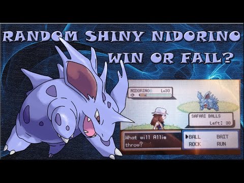 [WSHC#2] Random shiny Nidorino is Safari Zone. Win or fail? BQ#7?