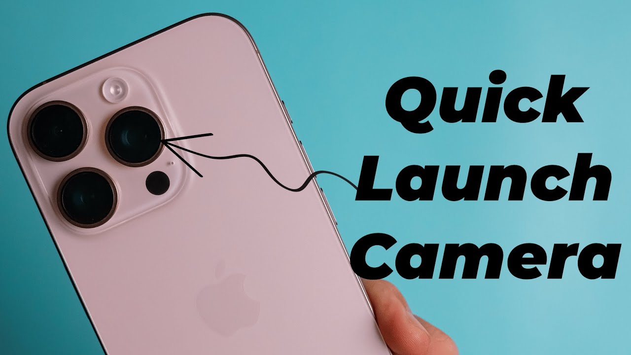 Quick LAUNCH iPhone Camera with This Camera Control Trick - YouTube