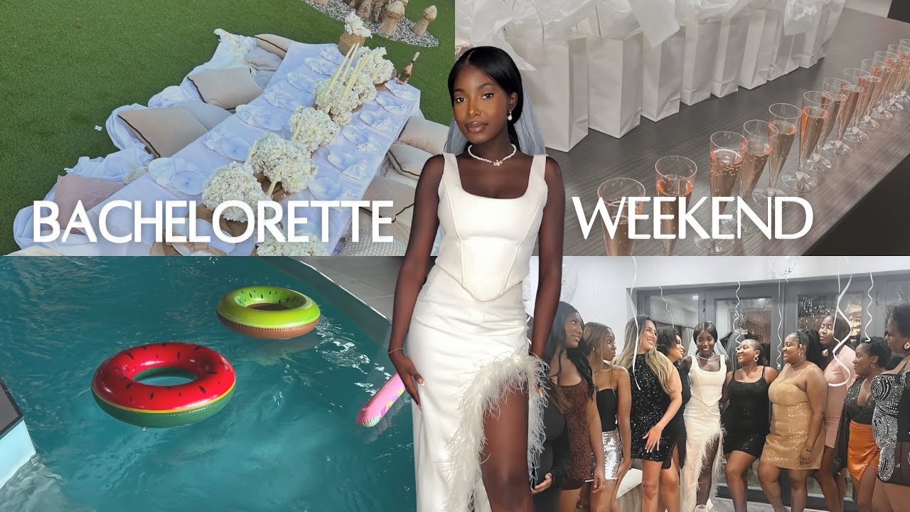 DREAM BACHELORETTE WEEKEND| POOL PARTY, MANSION TOUR, SUNSET PICNIC ...