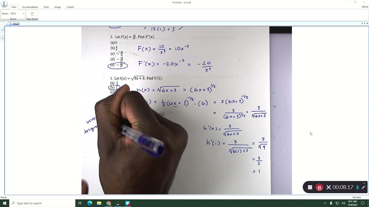 11 Math 1241 Final Exam Review Covering the Fall 2019 Exam - YouTube
