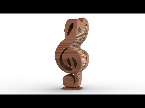 Model tremble clef harpe in Lego - YouTube